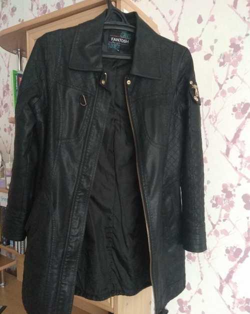 Куртка кожанка женская. Размер 44-46. Бу мало. С р