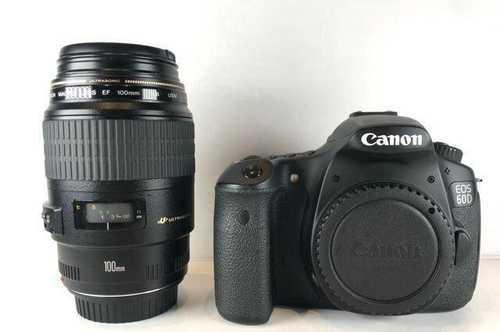 Canon EOS 60D kit EF 100mm 2.8 USM Macro (A440)