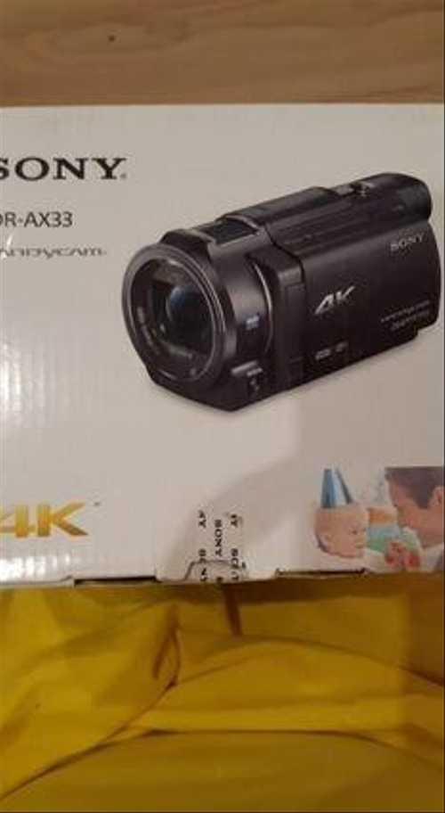 Видеокамера Sony FDR-AX33 4к