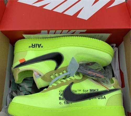 Off White Nike Air Force 1 Volt