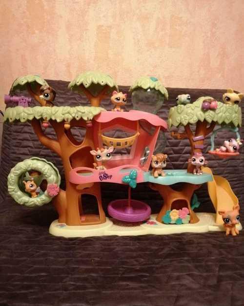 Littlest Pet Shop игровой дом дерево