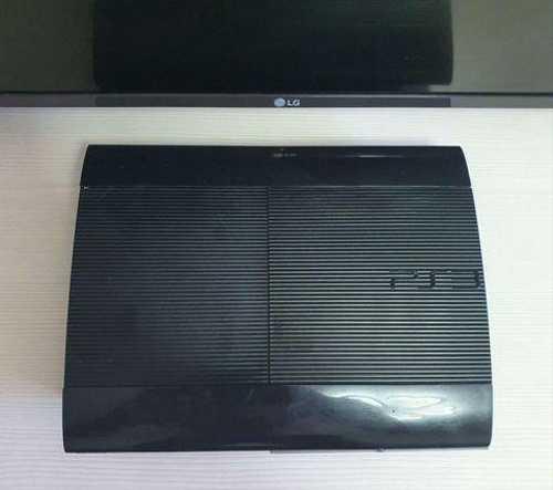 Sony PS3 super slim 500гб прошитая+30 игр