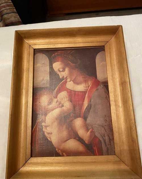 Репродукция картины Мадонна с младенцем