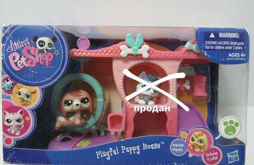 Littlest Pet Shop такса хаски дом