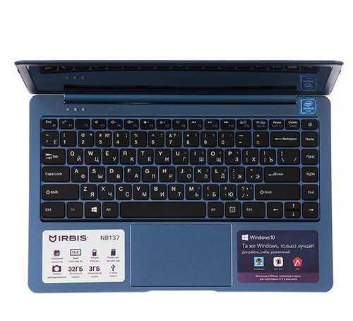 Ноутбук irbis NB137S синий
