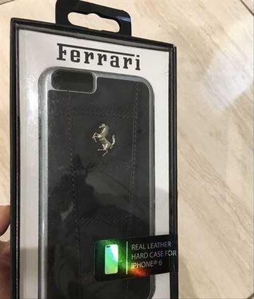Новый чехол-накладка Ferrari для iPhone 6/6s