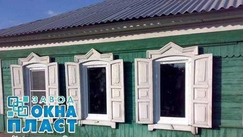 Окно в частный дом, 5 камерное Plafen 800x1200мм