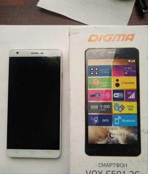 Digma vox s501 смартфон 3 G