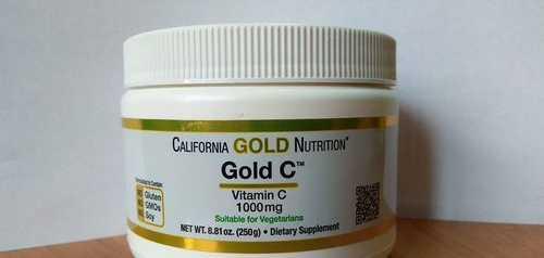 Порошок California Gold Nutrition Gold C, 250 г