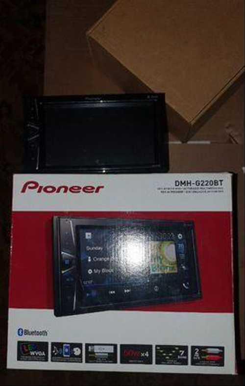 Магнитола 2-din pioneer gmh 220 bt