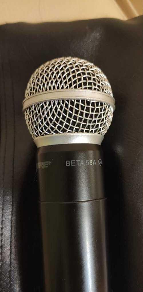 Два микрофона Shure SLX24 с Beta58