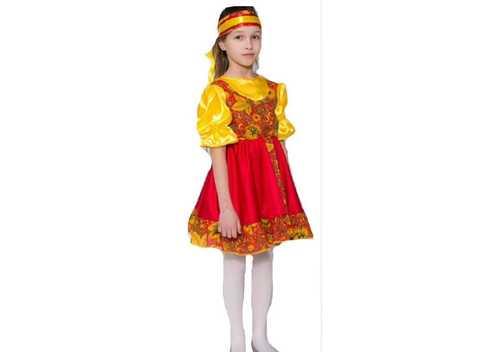 Карнавальный костюм Хохлома народная детский