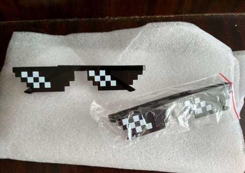 Пиксельные очки "Deal with it" Pixel glasses