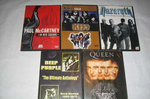 DVD Диски Paul McCartney,Deep Purple,Kiss,Nazareth