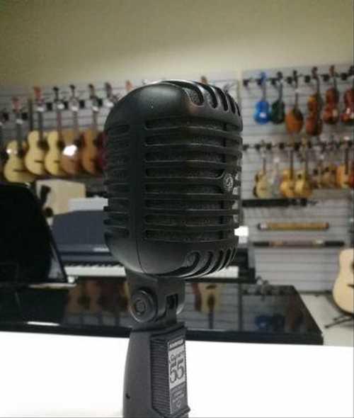 Shure super 55 deluxe pitch black edition - вокаль