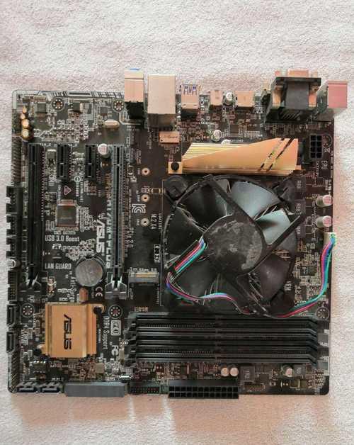 Asus H170M-plus + Celeron 3900 + 1060 3Gb