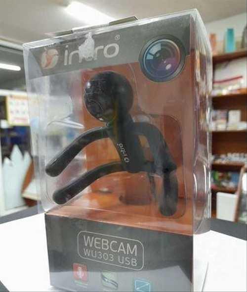Веб камера Intro Wu 303 flexible black usb