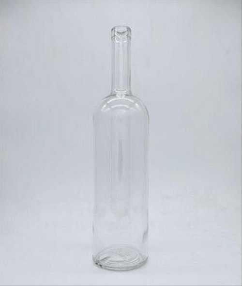Бутылка стеклянная винная прозрачная 1л