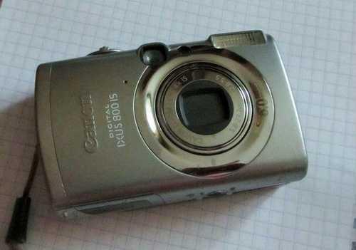 Фотоаппарат Canon ixus 800 IS, требует ремонта