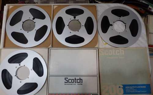 Алюминиевые катушки с лентой. 27 см под наб