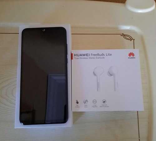Huawei p30 lite+наушники freebuds lite