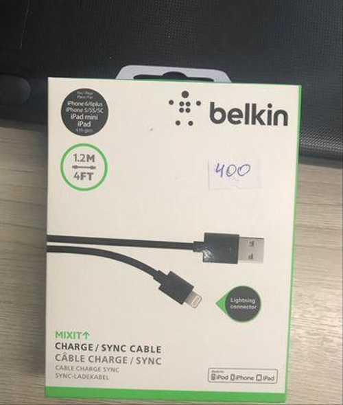 USB кабель lightning Belkin 1.2 метра