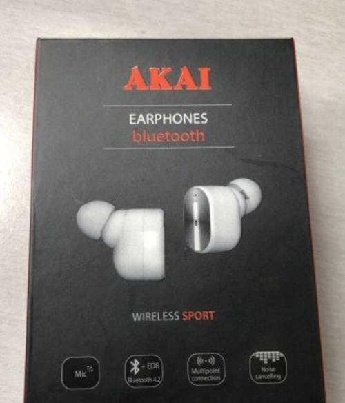 Беспроводные новые наушники akai