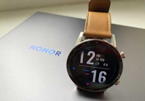Honor MagicWatch 2 46mm, кожаный ремешок, новые