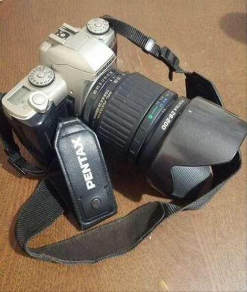 Зеркальный фотоаппарат pentax MZ-5 с объективом