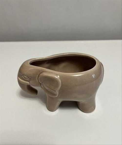 Статуэтка-шкатулка «Слон», керамика
