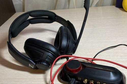 Наушники sennheiser gsp 302, внешняя звуковая карт