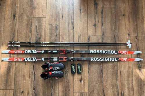 Лыжи коньковые Rossignol Delta 186 комплект X-ium