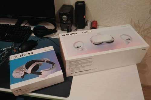 Oqulus quest 2 + крепление fiit vr t2