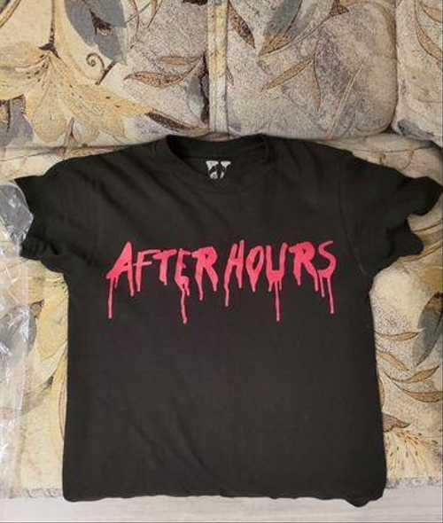 Футболка Weeknd x Vlone After Hours Blood Drip Tee