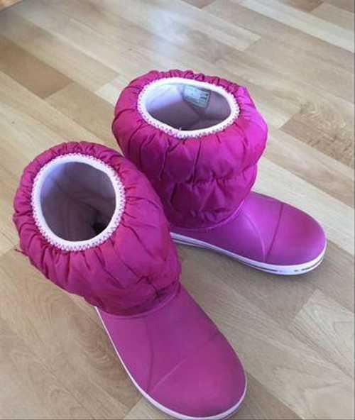 Сапоги (дутики) crocs J2 33-34