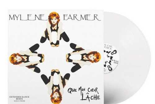 Mylene Farmer "Que mon coeur lache" Цветной Новый