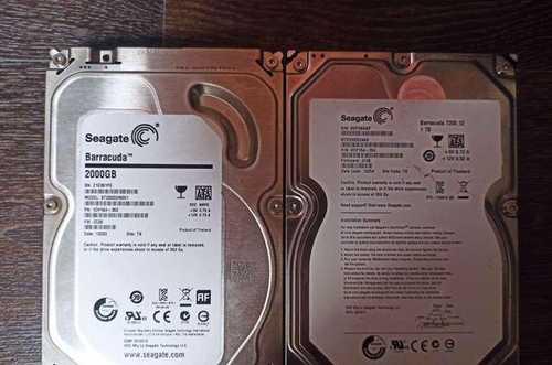 HDD 1TB, HDD 2TB (неисправные)