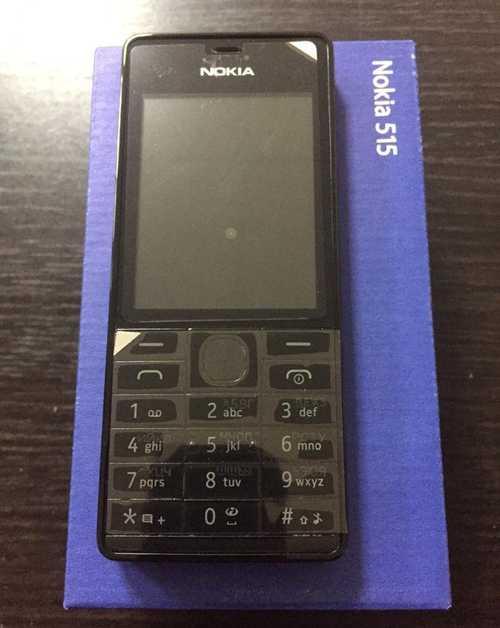 Nokia 515 Dual Sim Black, Новый, Оригинал