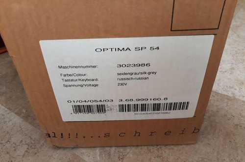 Электронная пишущая машинка Optima SP54