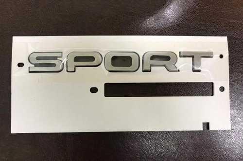 Шильдик, надпись, эмблема на Range Rover sport