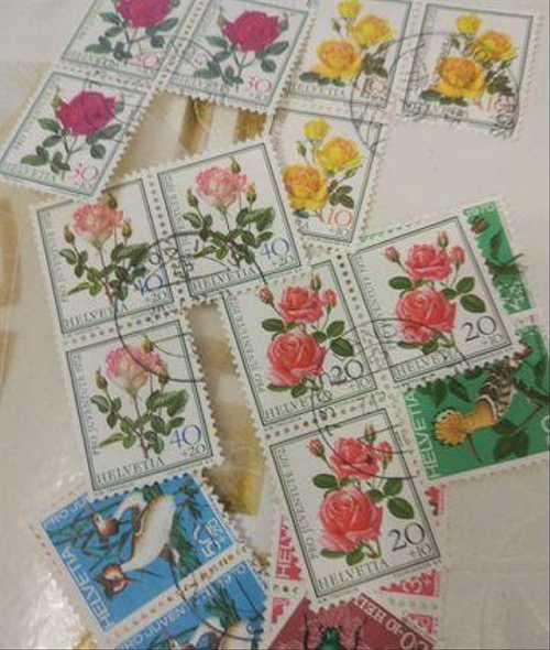 Альбом с марками Швейцария