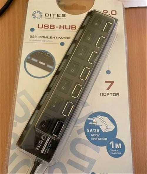 USB hub BItes USB удлинители
