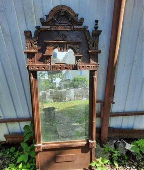 Зеркала старинная, рамка из дерева ручной работы