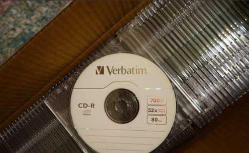 CD-R диски Verbatim 100 штук