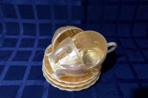 Чайный сервиз Ancor Hocking Fire King made in usa