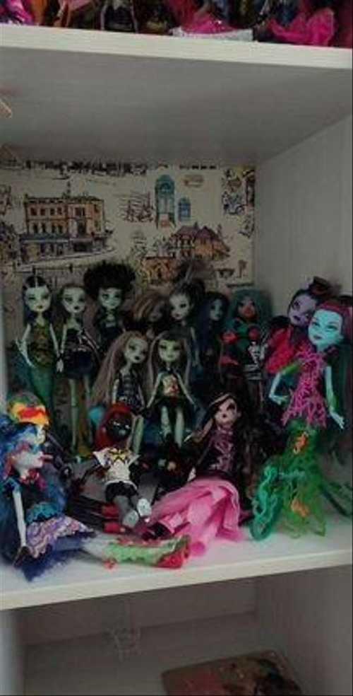 Коллекция кукол Монстр хай (Monster High) из 42 ку