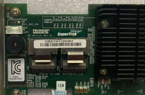 Promise SuperTrak TX8760T 128MB SAS\SATA PCIe raid