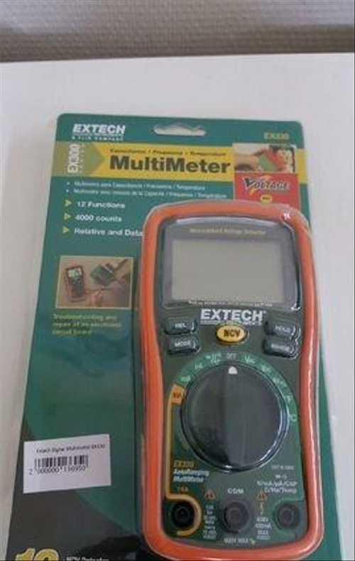 Extech EX330 - Цифровой мини-мультиметр