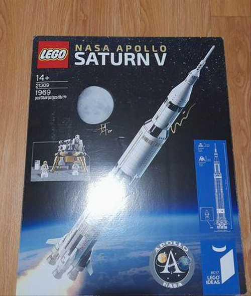 Lego Ideas 21309 Nasa Apollo Saturn V с автографом