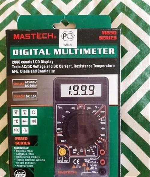 Мультиметр цифровой mastech